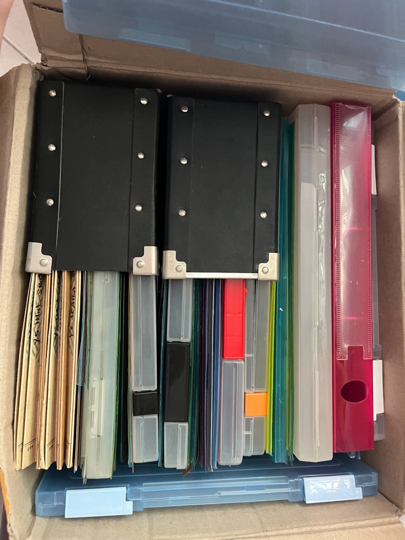 Free box files and binders, Hobbies & Toys, Stationery & Craft ...