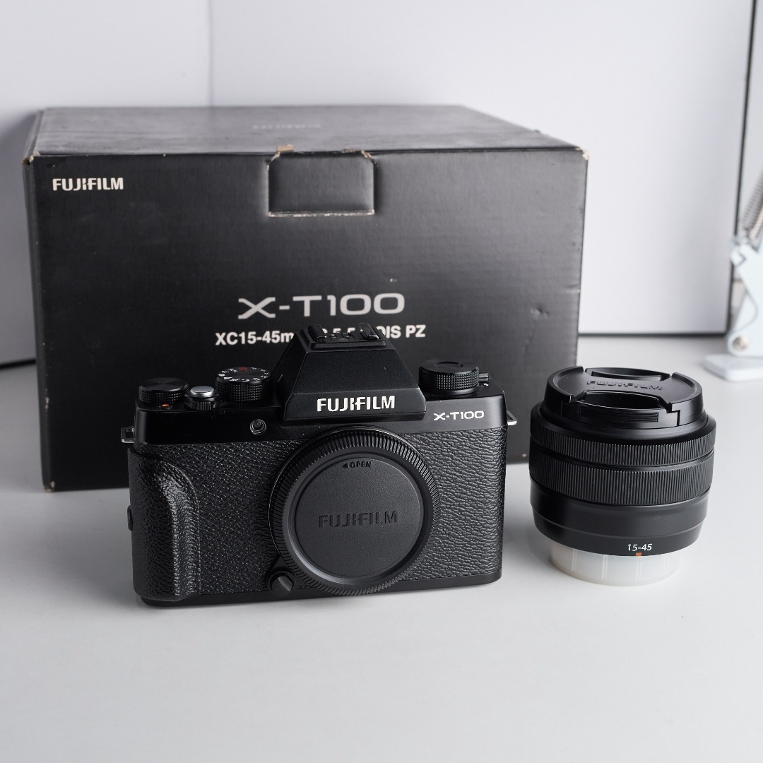 Fujifilm X-T100 with kit lens (has fungus) / xt100 mirrorless camera ...