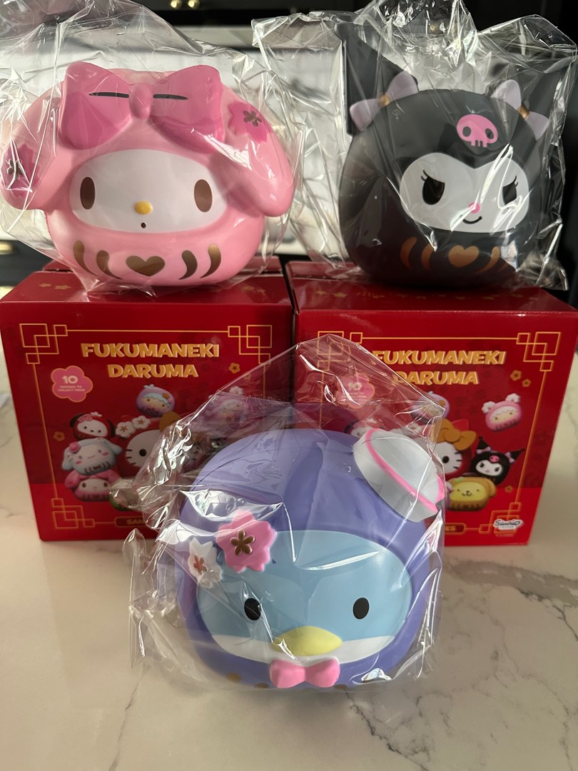 Fukumaneki Daruma Cow Play Cow Moo CPCM Squishy, Hobbies & Toys, Toys & Games on Carousell