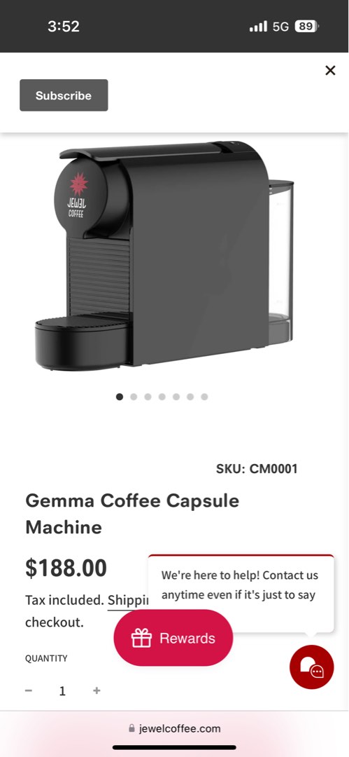 Gemma Coffee machine, TV & Home Appliances, Kitchen Appliances, Coffee ...