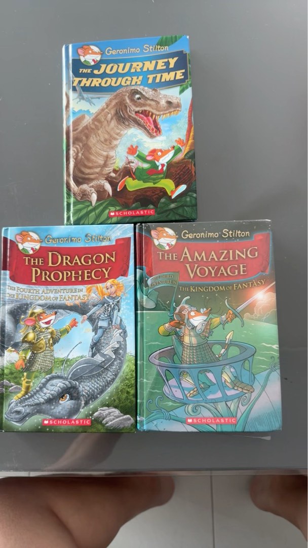 Geronimo Stilton (1) The Journey Through Time (2) The Dragon Prophecy ...