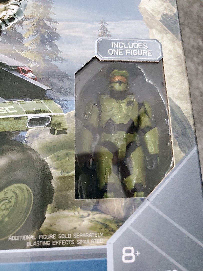 Halo infinite warthog master chief gijoe gi joe 1/18 elite jazwares ...