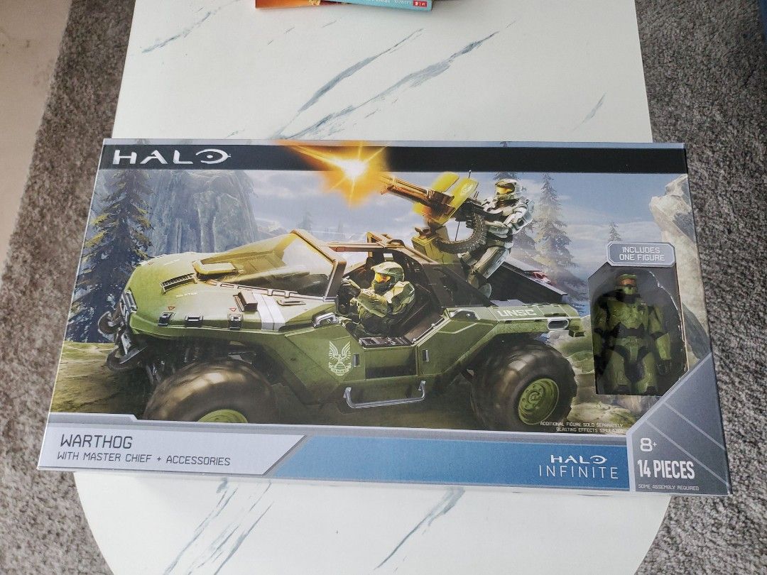 Halo infinite warthog master chief gijoe gi joe 1/18 elite jazwares ...