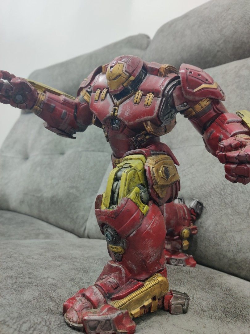 HULKBUSTER MK1 CUSTOM BATTLE DAMAGE CRAZY TOYS NOT HOT TOYS, HASBRO ...