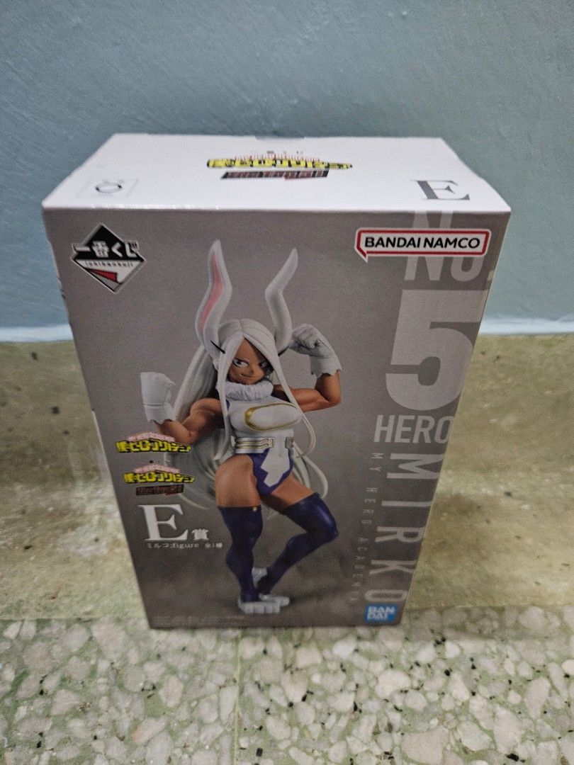 Ichiban kuji E My hero academia MIRKO figure The Top 5 BANDAI, Hobbies ...