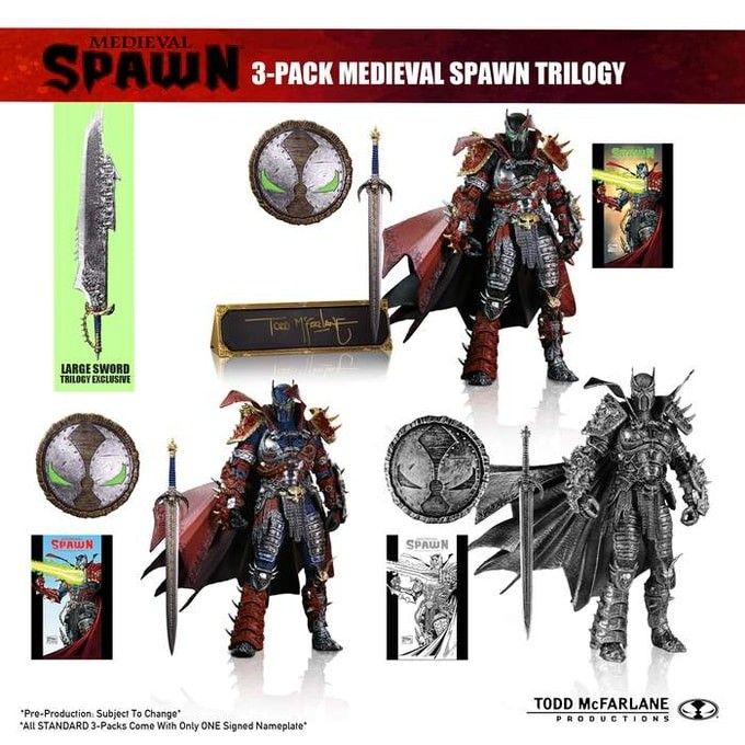 *in stock* McFarlane Toys Kickstarter Exclusive Medieval Spawn ...