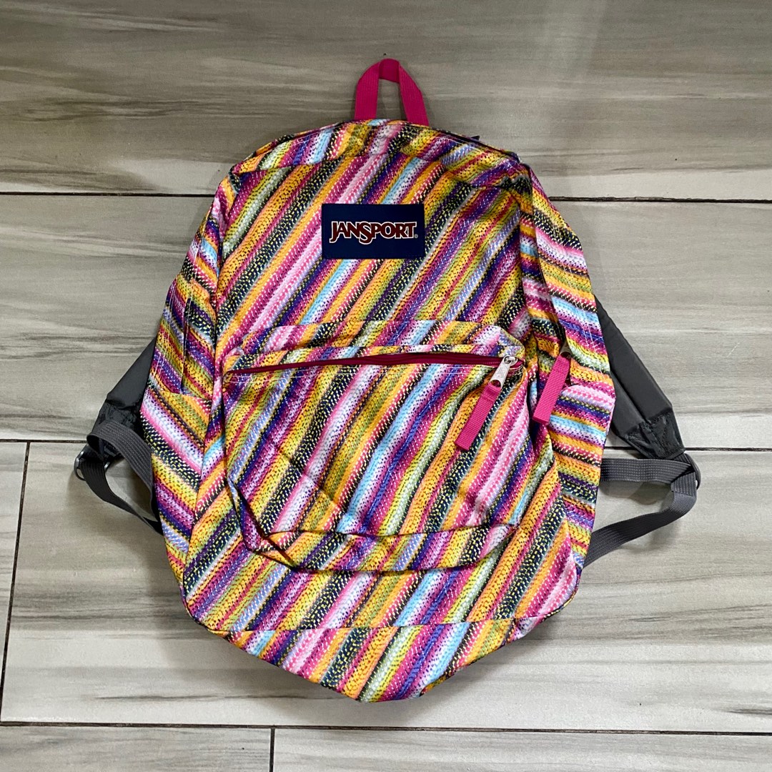 Jansport Multicolor Superbreak Big Backpack, Women's Fashion, Bags ...