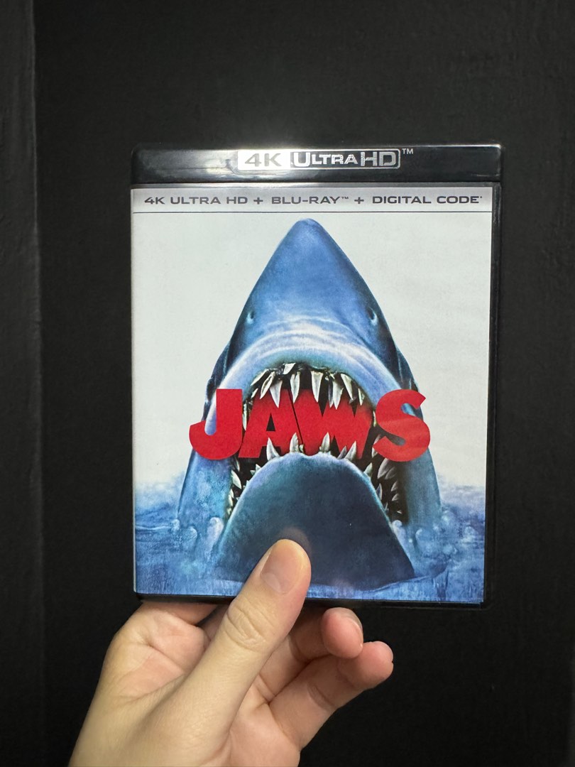 Jaws 4K Blu Ray, Hobbies & Toys, Music & Media, CDs & DVDs on Carousell