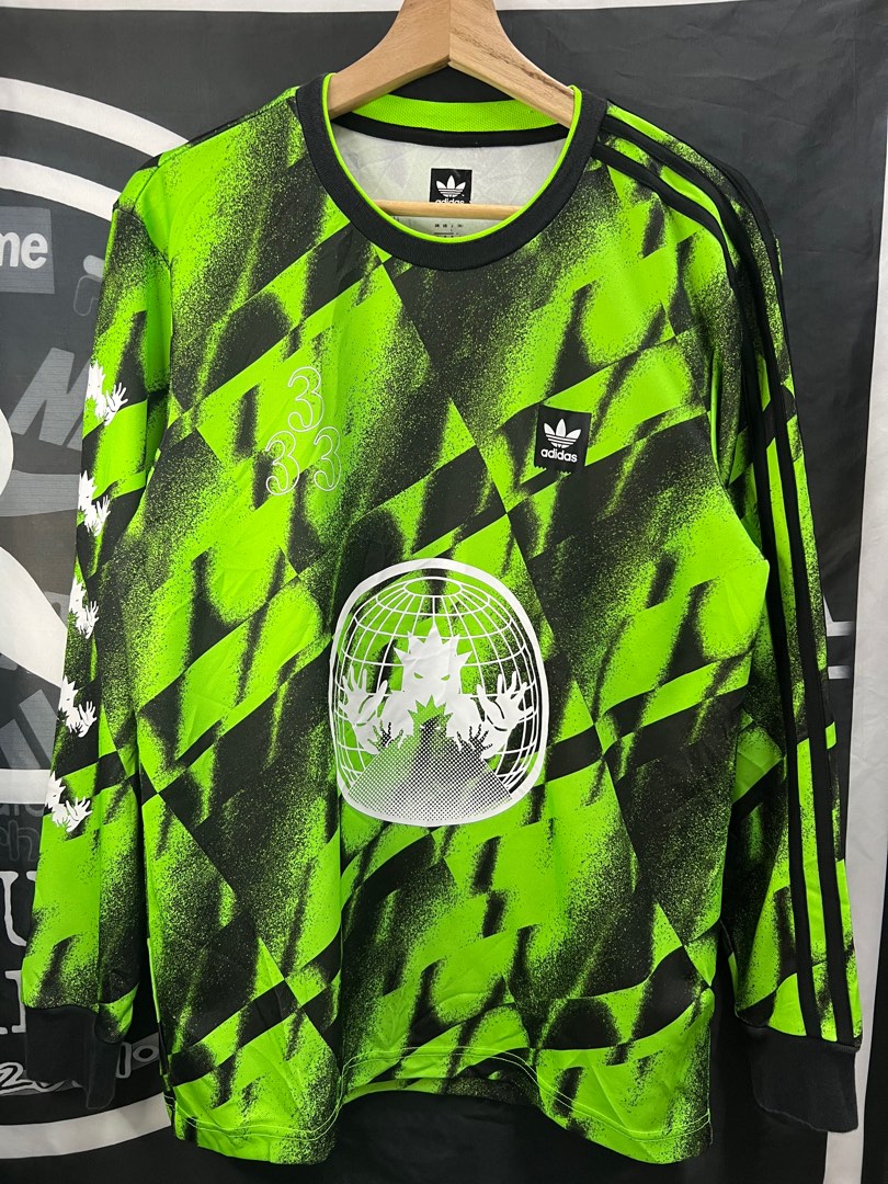 Jersey Adidas Trefoil All Over Print Soccer Club, Men's Fashion, Tops ...