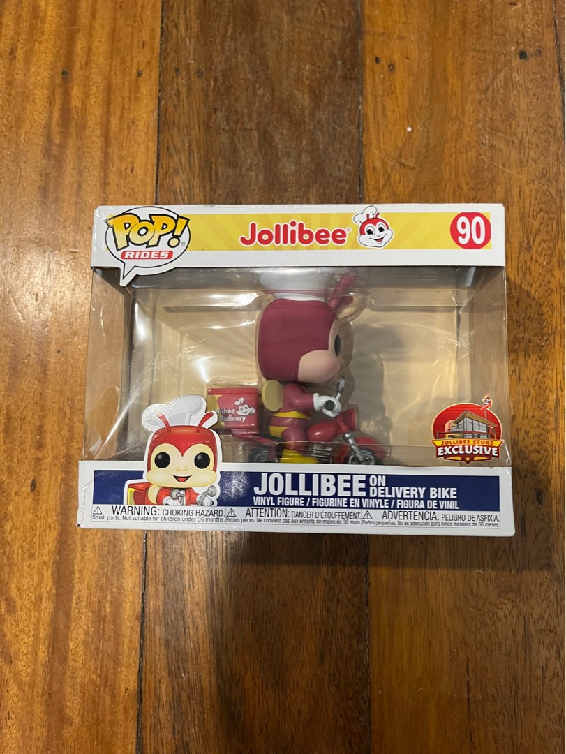 JOLLIBEE on delivery bike FUNKO POP, Hobbies & Toys, Toys & Games on ...