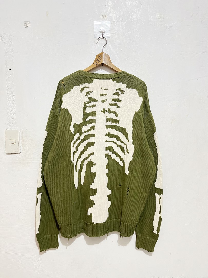 KAPITAL - KNIT BONE SWEATER - JAPAN, Men's Fashion, Coats, Jackets and ...