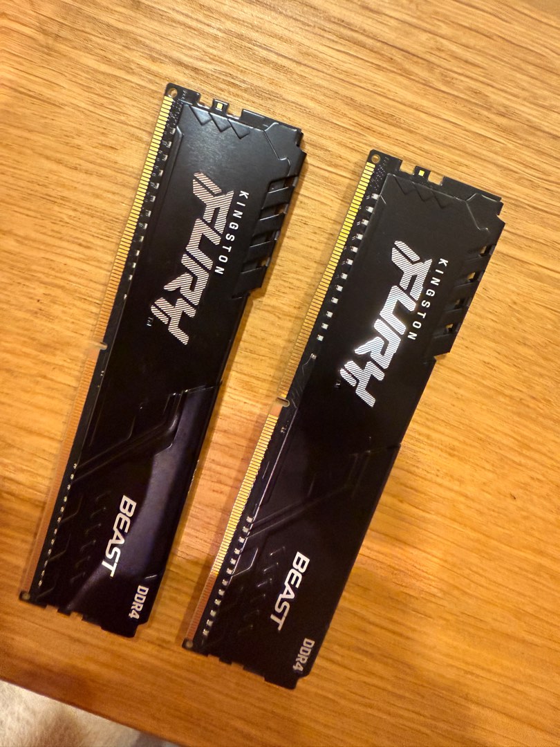Kingston Fury Beast RAM DDR4 3200 MHz 8GB x2 (16GB) RAM, Computers ...