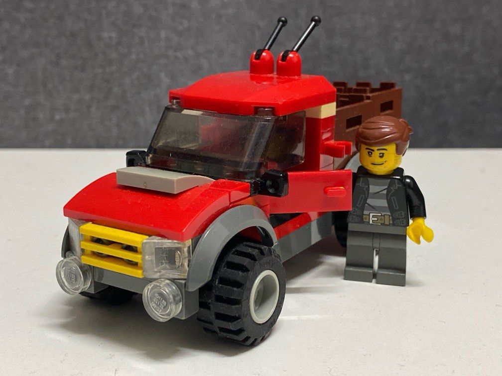 Lego Lorry Pick Up & Figure, Hobbies & Toys, Toys & Games on Carousell