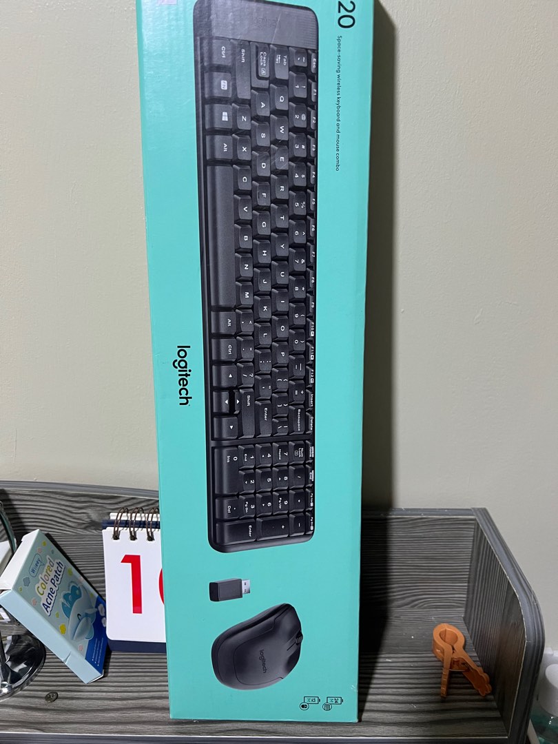 Logitech MK275 Wireless Keyboard and Mouse Combo, 2.4 GHz, PC, Laptop ...