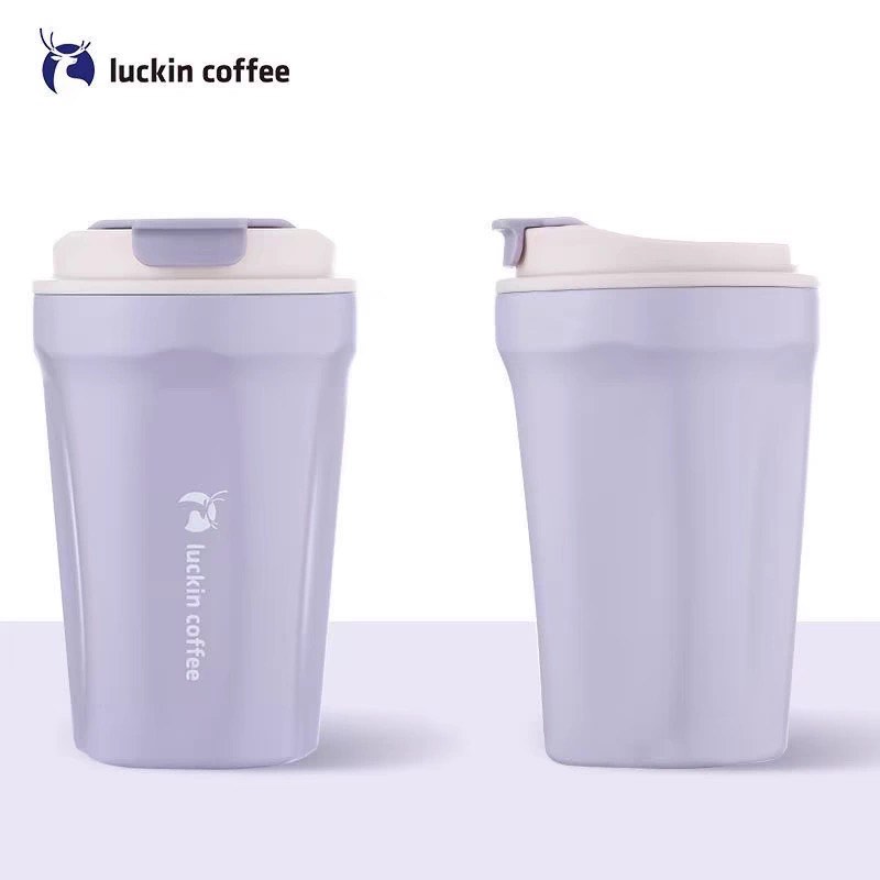 Luckin Coffee's new 304 stainless steel coffee cup keeps warm and cool ...