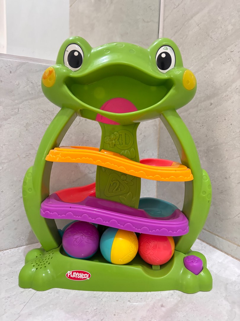 Mainan bayi playskool frog and ball, Bayi & Anak, Mainan & Baby Walker ...