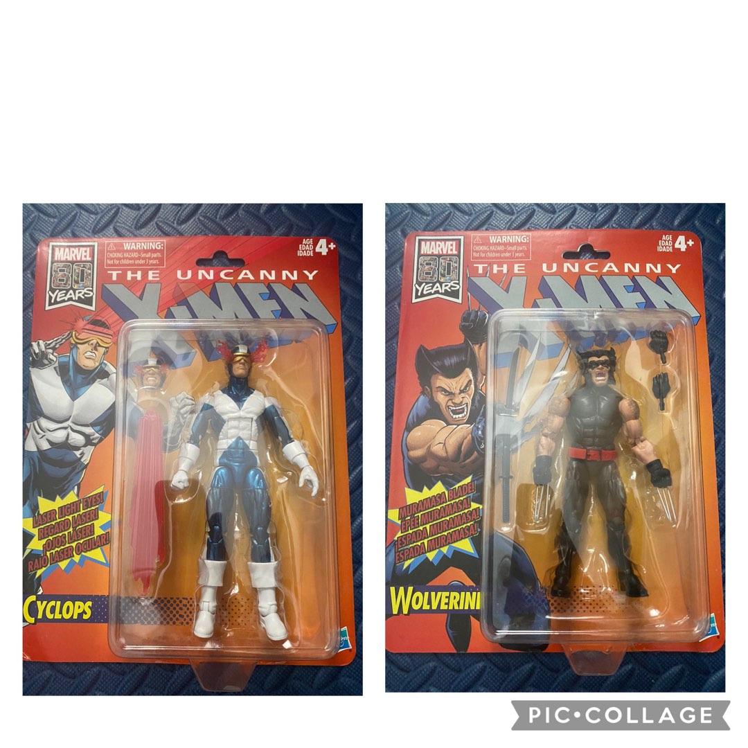 Marvel legends retro cyclops / wolverine, Hobbies & Toys, Toys & Games ...