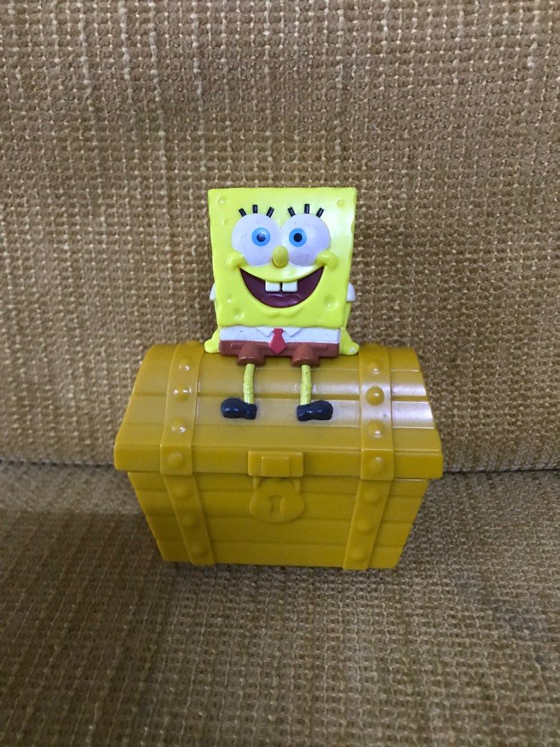 McDonalds Happy Meal Toys Spongebob Squarepants Sitting On A Chest ...