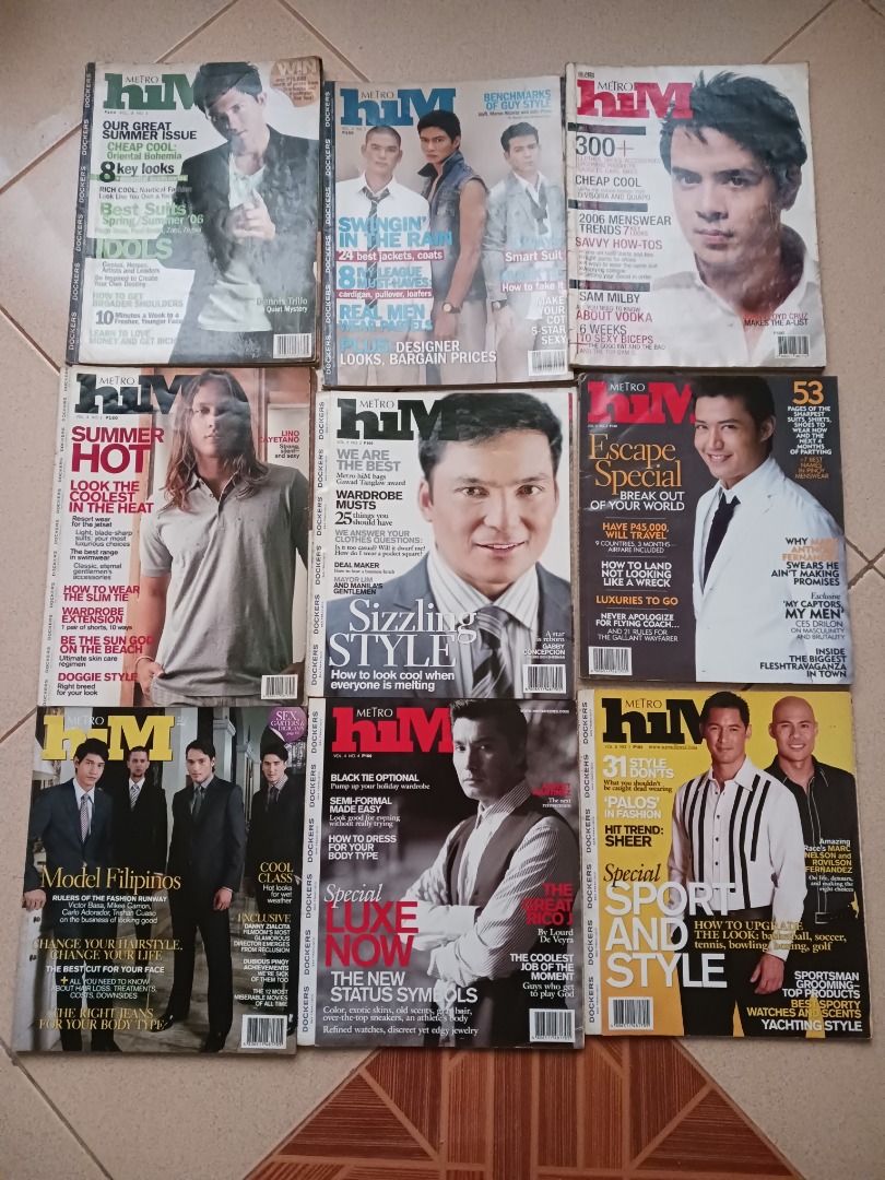 Metro HIM Magazines (Take All), Hobbies & Toys, Books & Magazines ...
