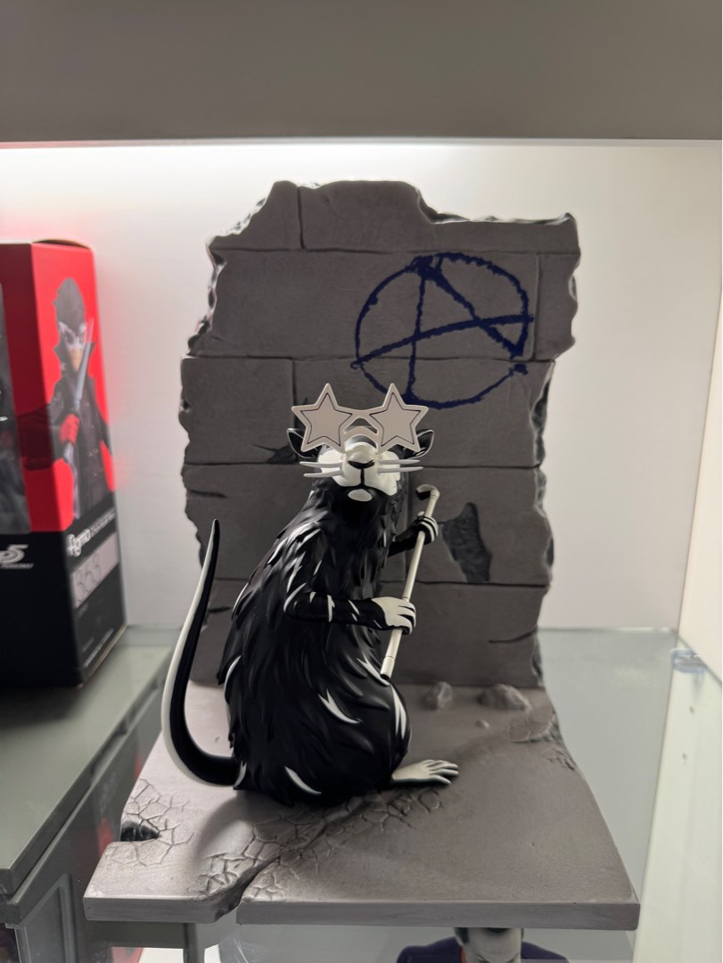 Mighty Jaxx Banksy Anarchy Rat by Brandalised, Hobbies & Toys, Toys ...
