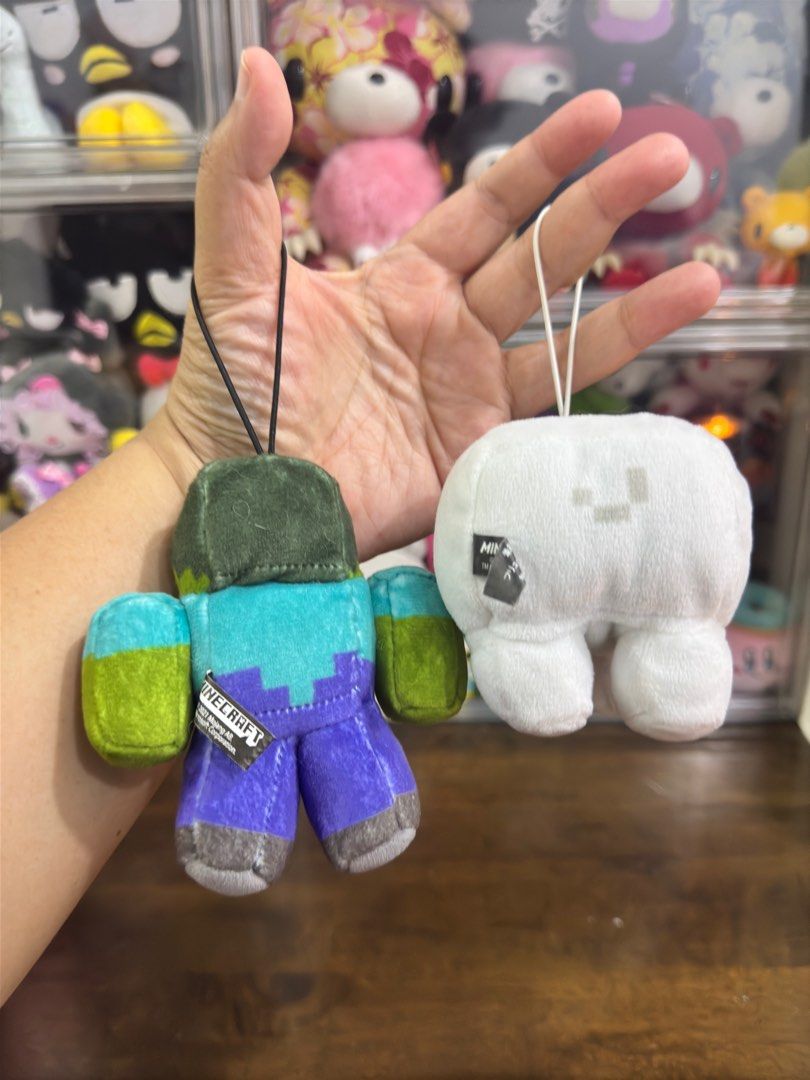 Minecraft Keychain Plush Combo, Hobbies & Toys, Toys & Games on Carousell