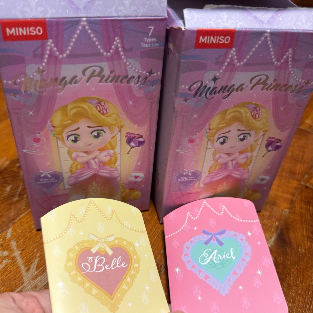 Miniso Manga Disney princess Blind box ( Belle, Ariel ), Hobbies & Toys ...