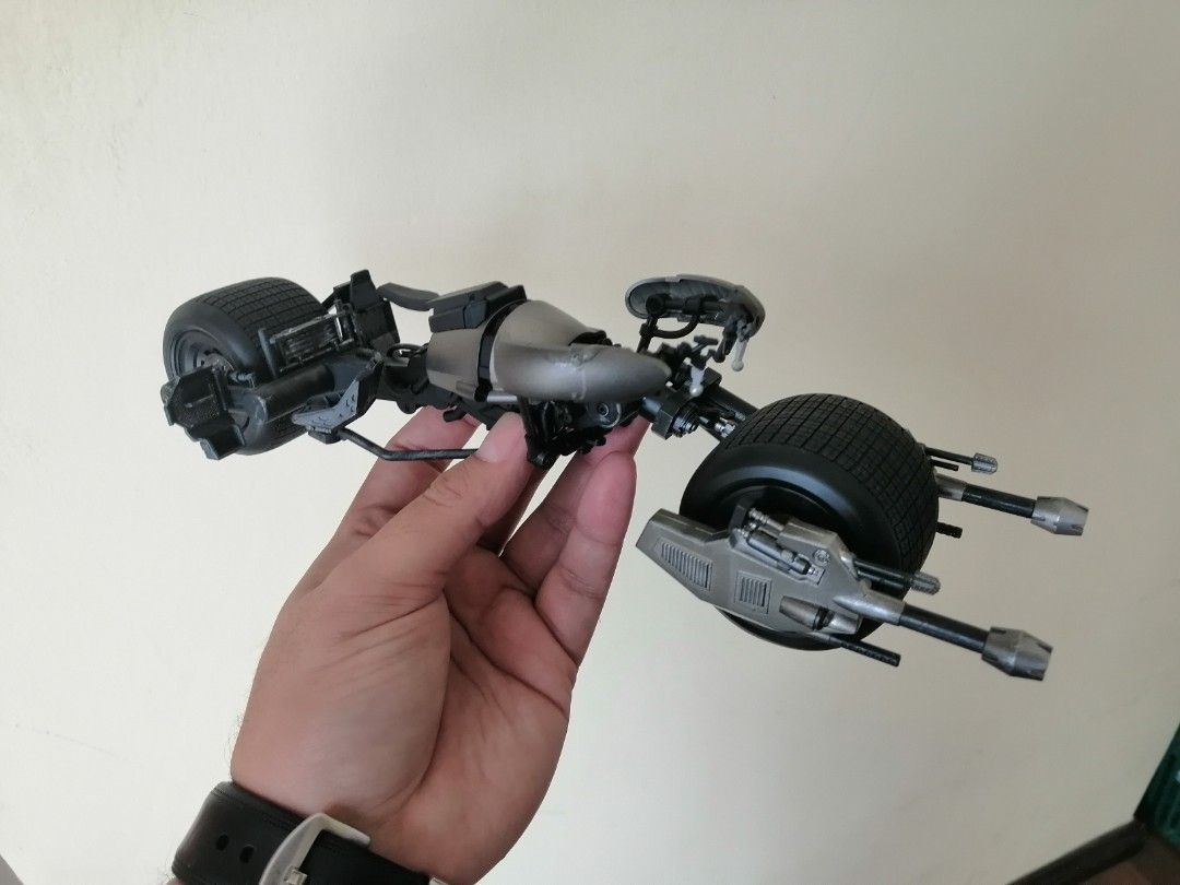 MAFEX Batman TDKR 3.0 + Modoking 1/12 BATPOD w/ custom painted ...