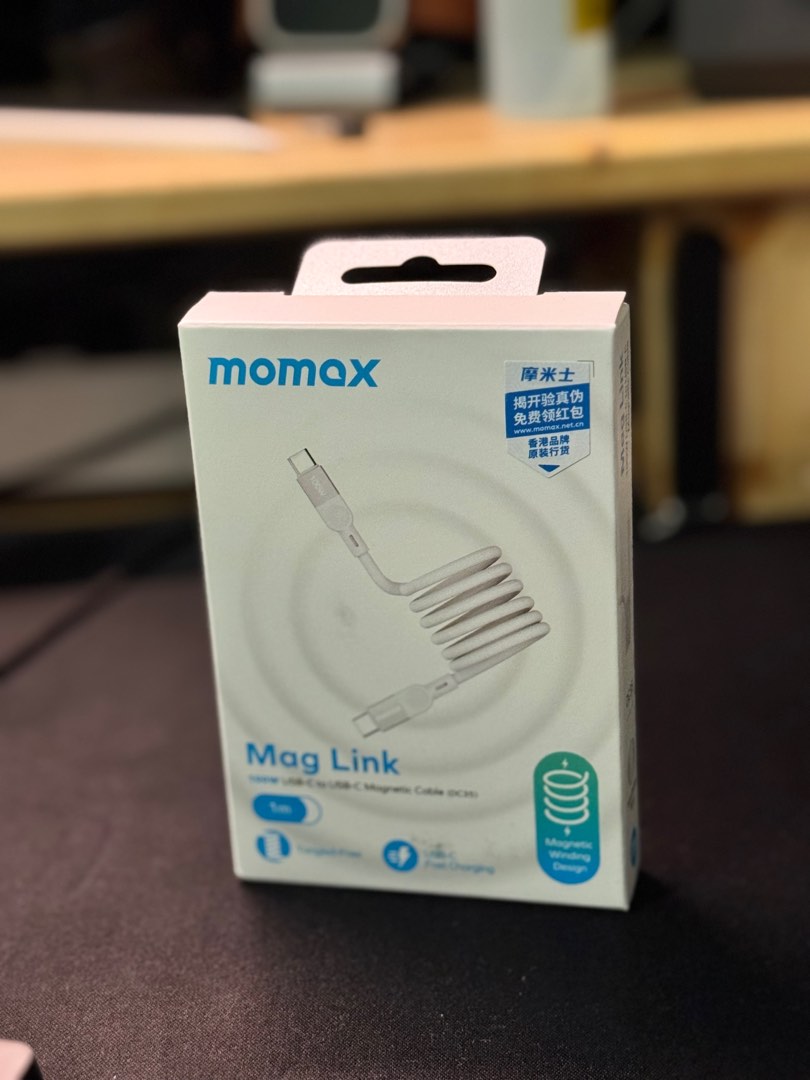 Momax Magnetic Cable Type C to C, Computers & Tech, Parts & Accessories ...