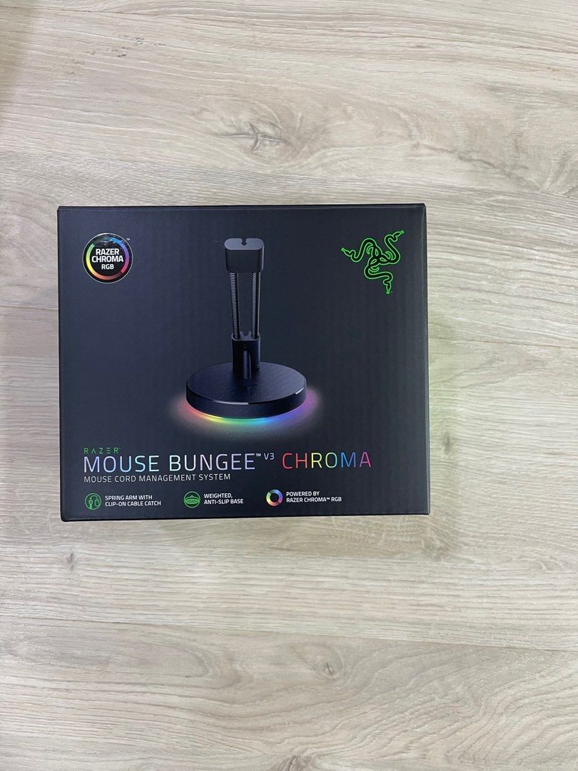 Mouse Bungee V3 Chroma - Mouse cable bungee with Chroma RGB underglow ...
