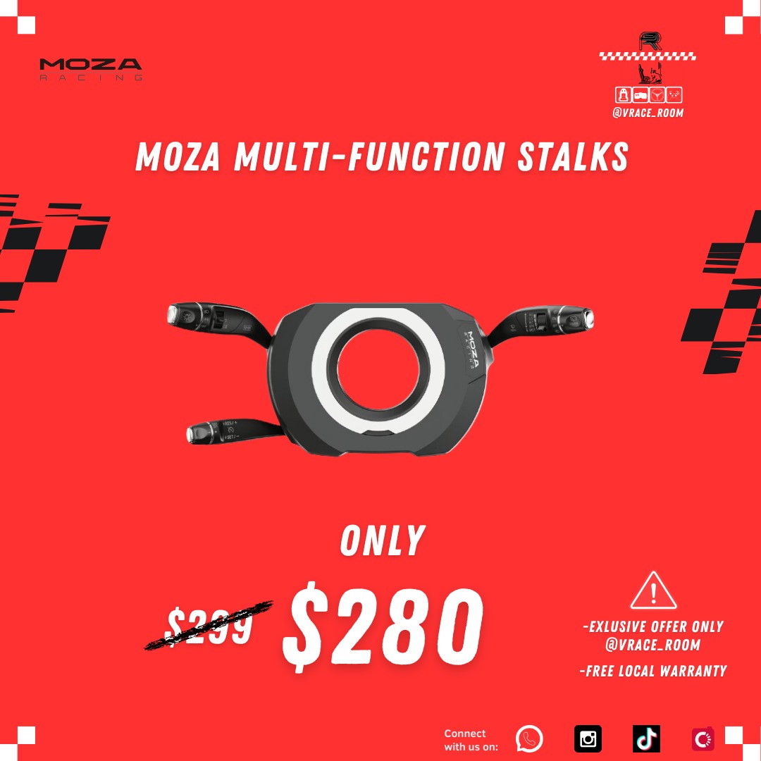 MOZA MULTI FUNCTION STALK, Video Gaming, Gaming Accessories ...