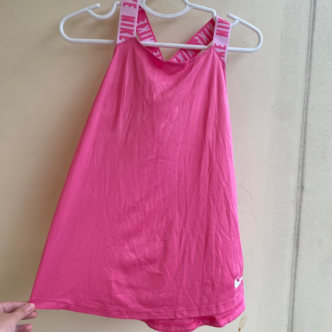 Nike Pink Running Tank Top - Brand New, Women's Fashion, Activewear on ...