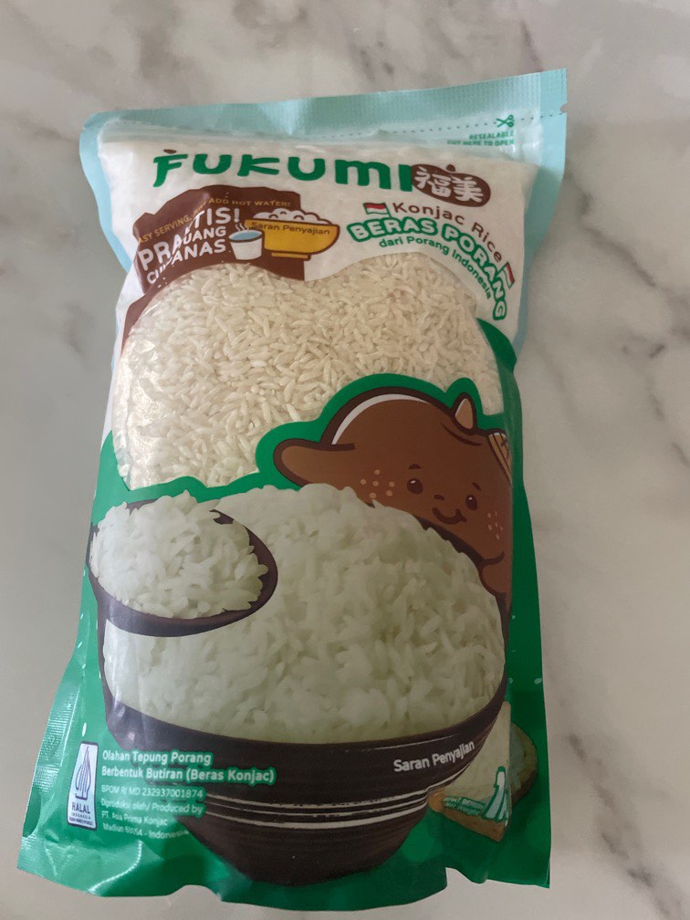 Konjac rice/ Fukumi rice / instant rice, Food & Drinks, Rice & Noodles ...