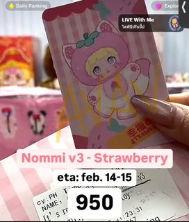Nommi V3 Strawberry, Hobbies & Toys, Toys & Games on Carousell