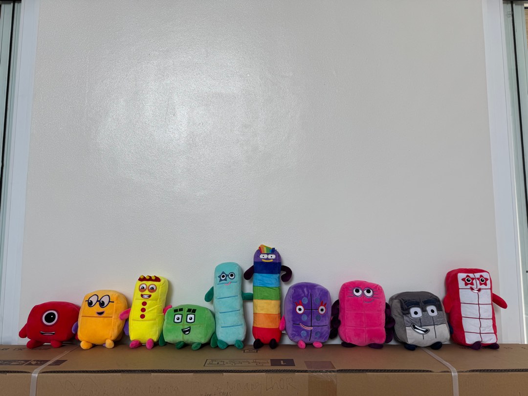 Numberblocks Stuffed Plushies, Hobbies & Toys, Toys & Games on Carousell