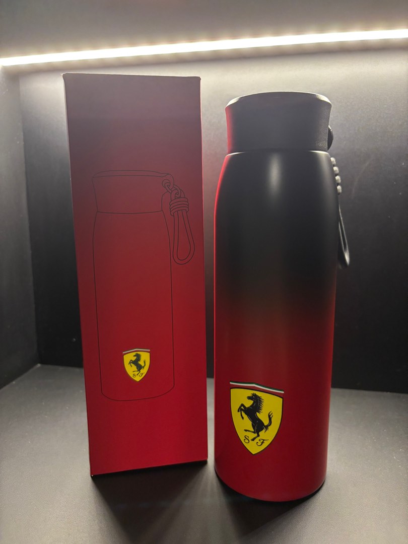 Official Scuderia Ferrari Race Water Bottle, Furniture & Home Living ...