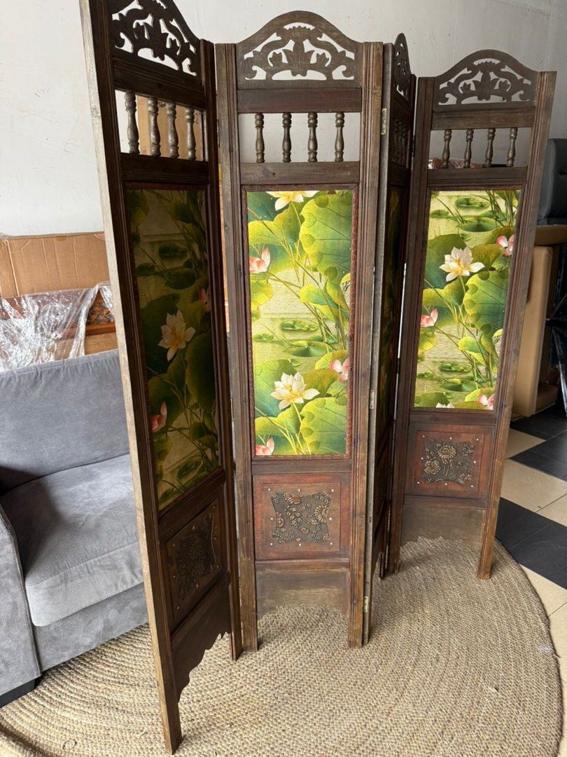 Partition Lotus Flower, Furniture & Home Living, Home Decor, Frames ...