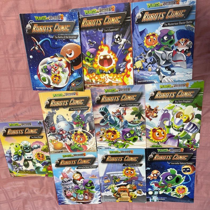 Plants vs Zombies - Robots Comic like new no folded pages ( 10 books ...