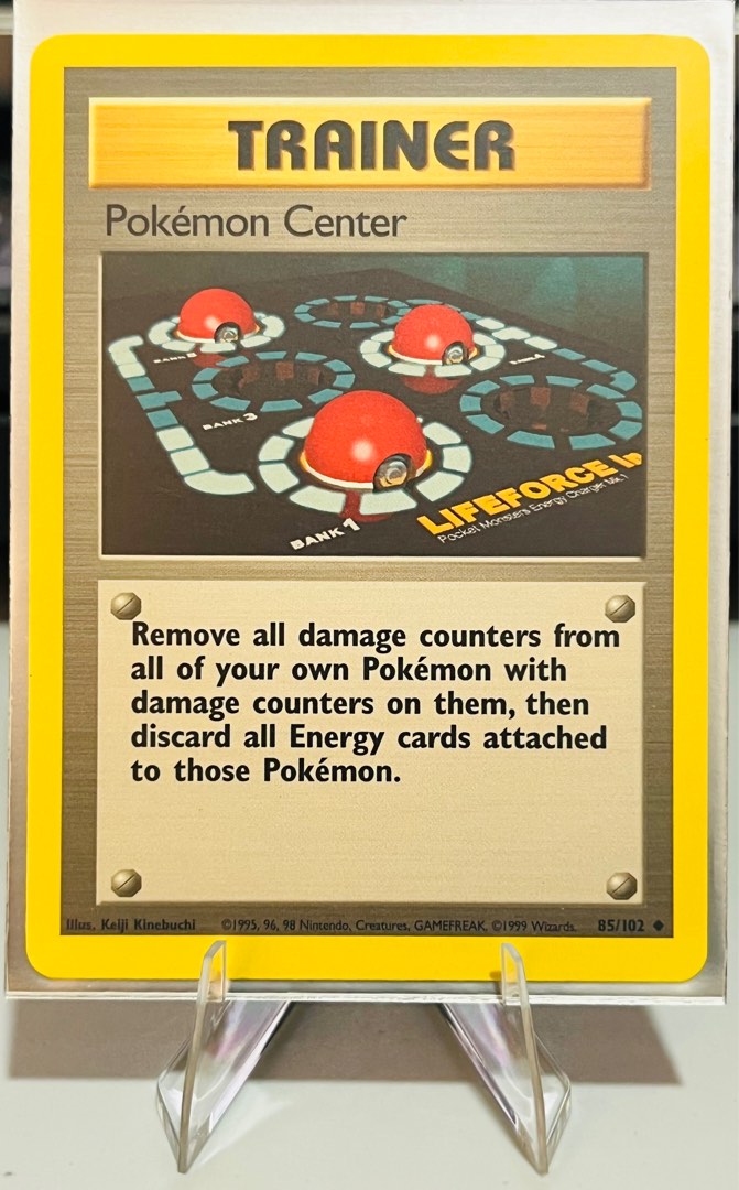 Pokemon Base Set - Trainer Pokemon Center (85/102), Hobbies & Toys ...