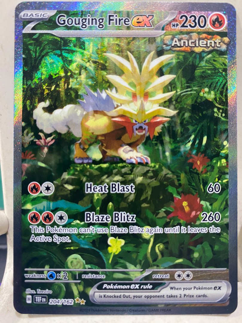 Pokemon Card - Gouging Fire EX Special Illustration Rare Temporal ...