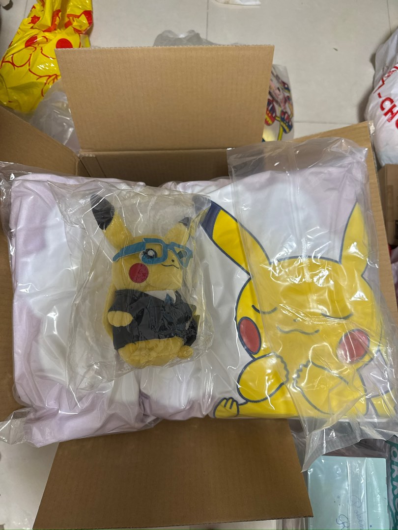 Pokemon Center Exclusive Pikachu, Hobbies & Toys, Toys & Games on Carousell