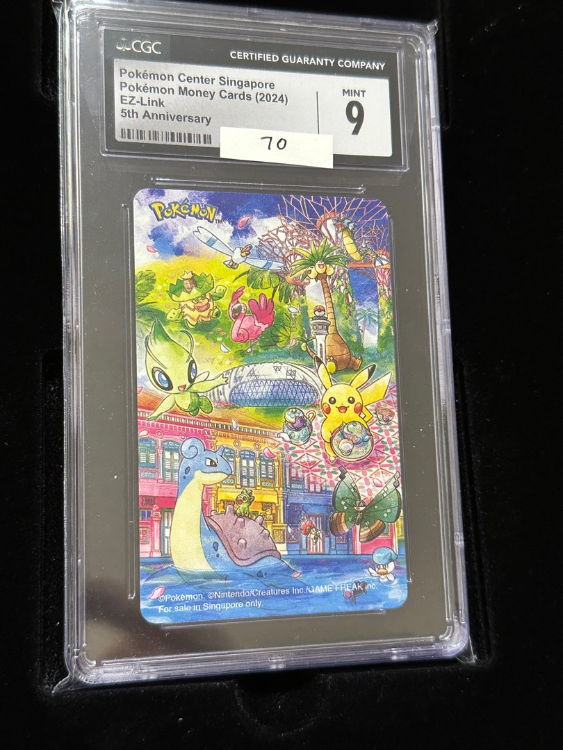 Pokemon Center Limited Edition 5th Anniversary Ezlink card - CGC 9 ...