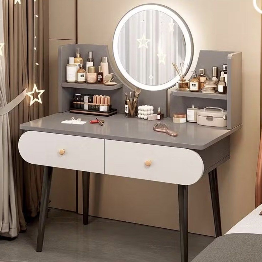 Premium Vanity Table With Drawers | Luxury Dressing Table With LED ...