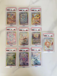 PSA 10 Sequential Set 10 Eeveelution Umbreon Espeon Sylveon SAR SV8A Terastal Festival Pokemon ...