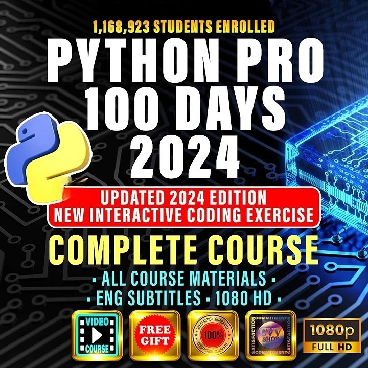 Python Programming Course - 100 Days Of Code The Complete Python Pro ...