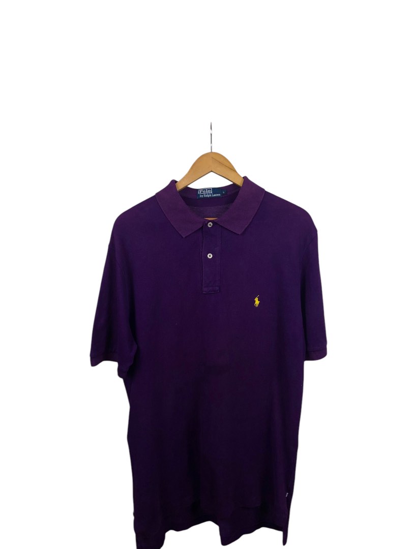 Ralph Lauren Violet Polo Shirt, Men's Fashion, Tops & Sets, Tshirts ...