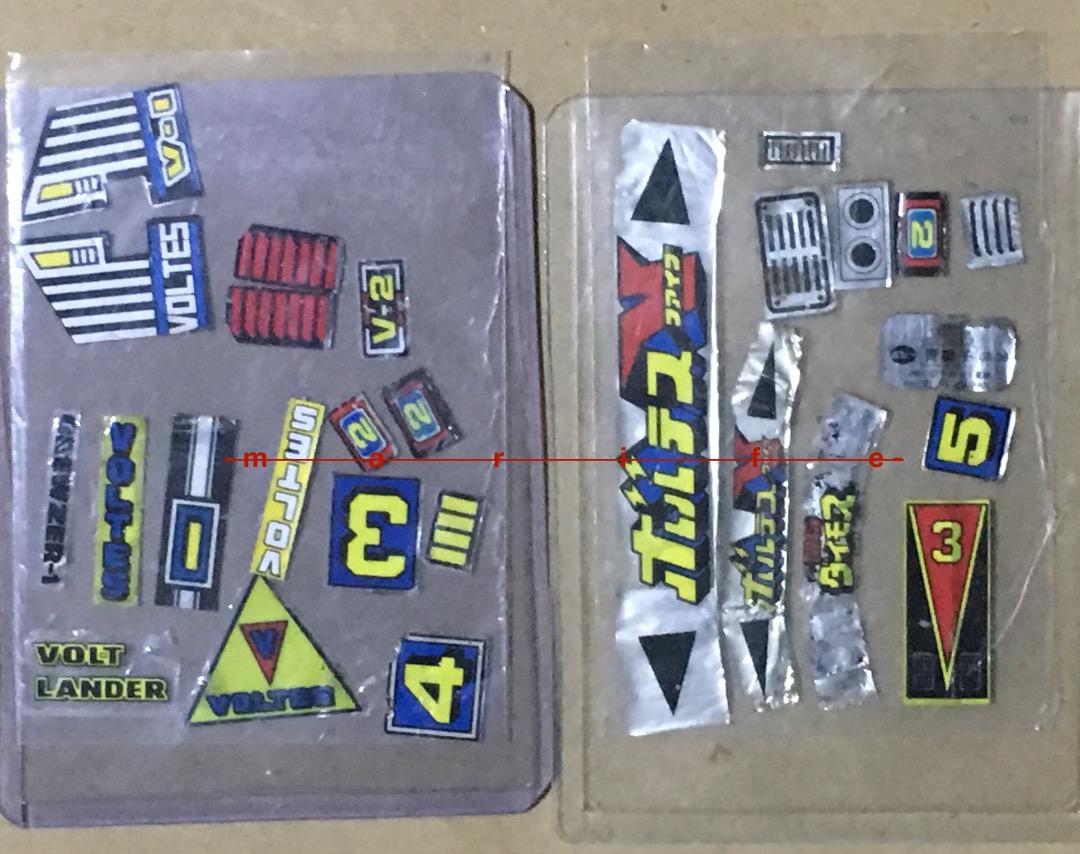 RARE voltes v sticker 1977 scarce genuine part's Box & accessories Y&k ...