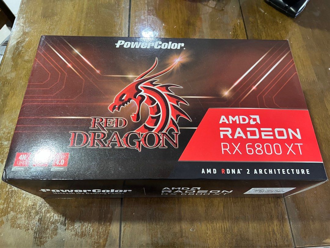 GPU RX 6800XT Power Color RED DRAGON GPU LOCAL SETS ( comparable to RTX ...