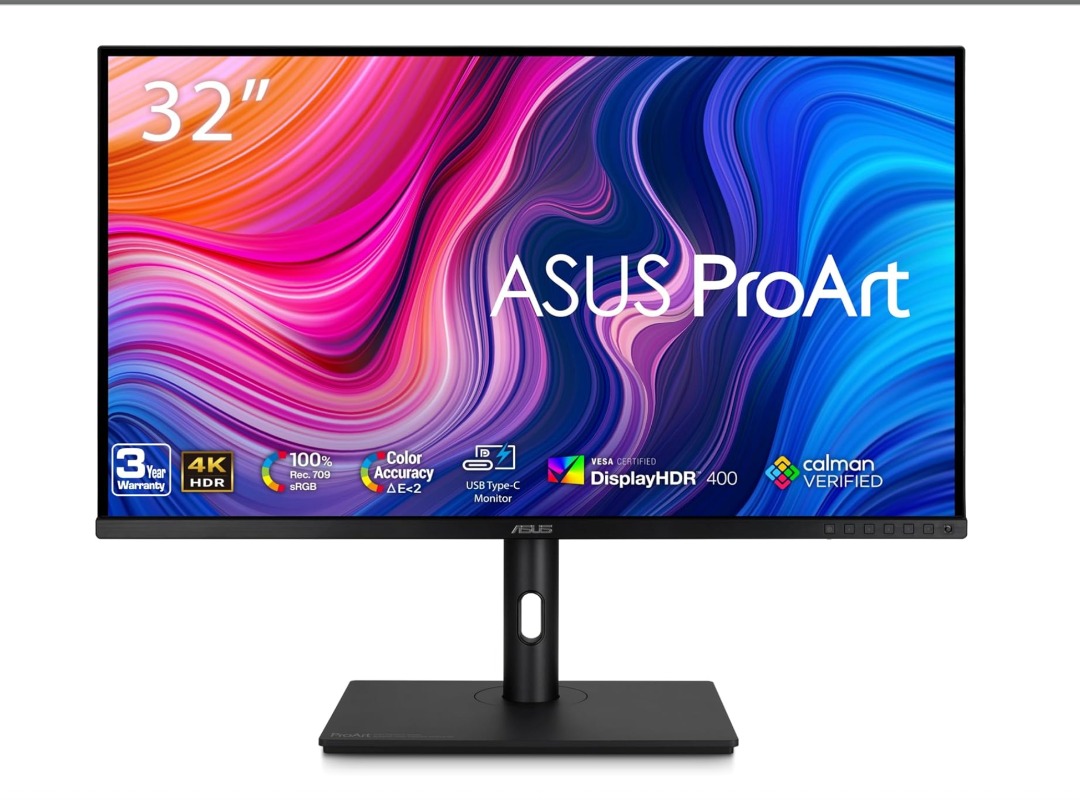 Screen Cracked - Asus ProArt 32 4K Monitor, Computers & Tech, Parts ...