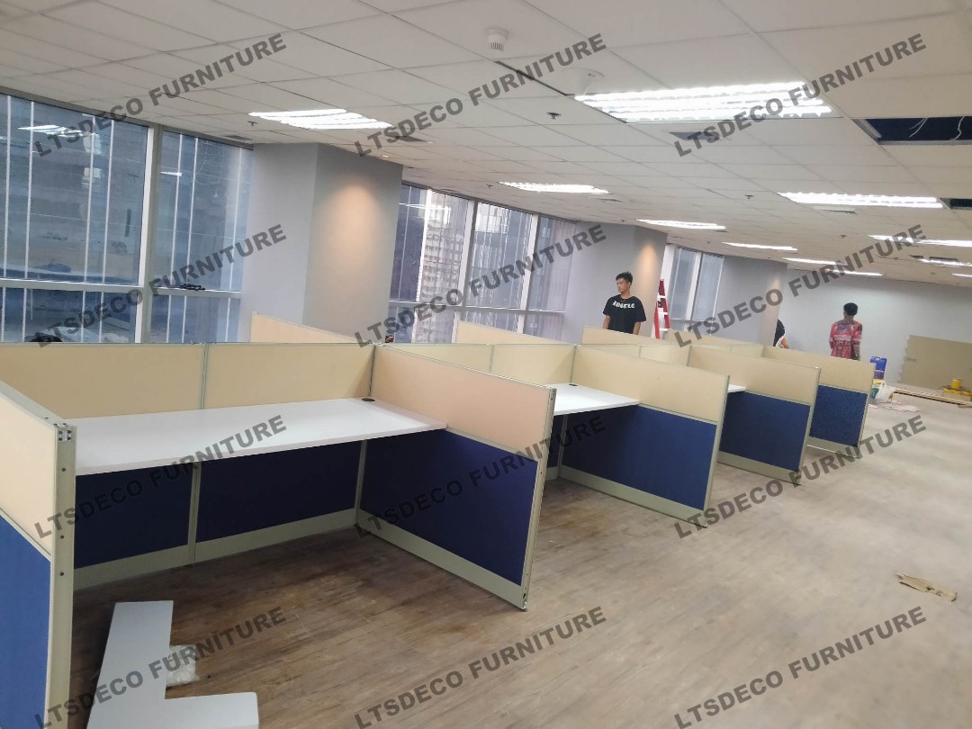 SHARING WORKSTATION CUBICLE | OFFICE PARTITION | OFFICE FURNITURE ...