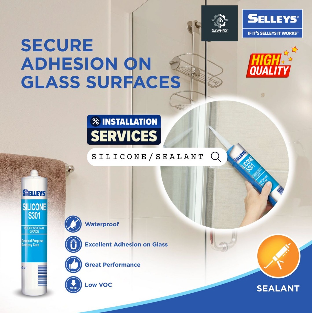 Silicone Sealant Supply Labour / Selleys / Timber / Tiles / Glass / Gap ...